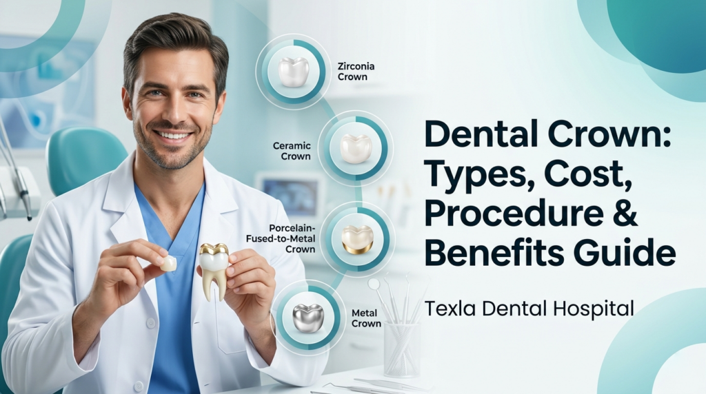 Dental Crown Types, Cost & Procedure in India | Texla Dental Hospital